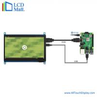 China 7in Raspberry PI TFT Display Touchscreen 6 O'Clock Viewing for sale
