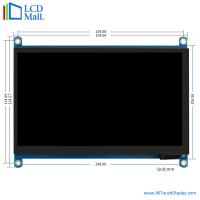 China 7 Inch HDMI TFT Display 1024*600 Dots HDM Interface 6 O'Clock Viewing for sale