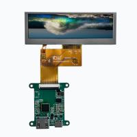 China 3.9 Inch Bar Type TFT LCD High Brightness 480*128 350nits HDMI Interface Touch Screen for sale