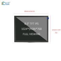 China Mini Tablet Screen 8 inch TFT LCD Module with 1024*768 Resolution and 680nits Brightness for sale
