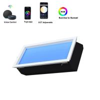 China 600×300mm LED Ceiling Panel Light with Circadian Rhythm Lighting and Smart Control for sale