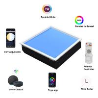 China 60x60 Artificial Skylight LED Panel with 4000lm Output and 6500K Blue Sky Simulation for Indoor Daylighting for sale