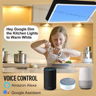 China AC 100 240V LED Ceiling Panel Light Controlled by App Remote Designed for Professional Commercial Lighting for sale
