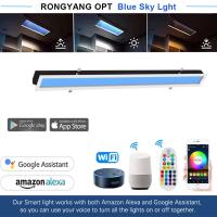 China Smart 40W LED Ceiling Panel Light 2000LM AC100-240V Remote App Control Skylight for sale
