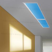 China CCT Dimmable Artificial LED Skylight Panel 10,000 Lumens 2200K-7500K Color Temperature with Circadian Rhythm Technology for sale