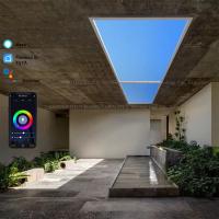 China Multiscene 12.6'' Recessed Artificial LED Skylight 600x300mm with Alexa Tuya Control 3000K-6500K CCT for sale