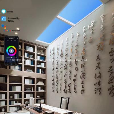 China 1150x140mm Dimmable Tuya Smart LED Virtual Skylight Panel with 6500K CCT and 50,000 Hour Lifespan for sale