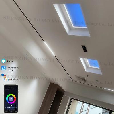 China CCT 600x600mm Square Artificial Sky Light LED Panel with 2700K-20000K Color Temperature and 50,000 Hour Lifespan for sale