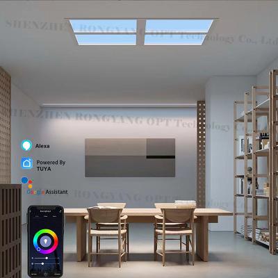 China 200W LED Artificial Skylight System with 10000 Lumens and 2200K-7500K CCT Color Changing for Virtual Sunlight for sale