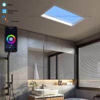 China 200W LED Artificial Skylight System with 10000 Lumens and 2200K-7500K CCT Color Changing for Virtual Sunlight for sale