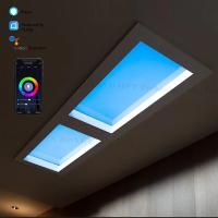 China Virtual LED Skylight Panel Light 6500K 8000lm 110VAC Recessed Artificial Sunlight System for sale