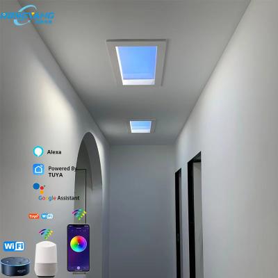 China CCT 2700K-6500K Artificial LED Skylight Ceiling Panel 50W 1200×600mm Smart Control for sale