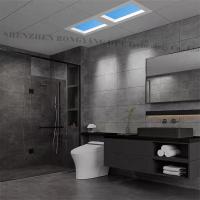 China Virtual LED Skylight Panel Light 6500K 8000lm 110VAC Recessed Artificial Sunlight System for sale