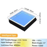China CRI 95+ LED Sunlight Panel Light Source for Professional Photography and Filmmaking Lighting for sale