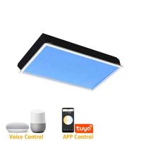 China Artificial LED Skylight 150W No Blue Light Flicker Circadian Lighting Smart Tuya Control for sale