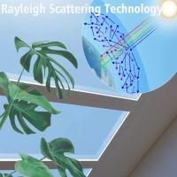 China 110V Smart Artificial Daylight Window with 30° Beam Angle and 60x60cm Nanopanel for Natural Sunlight Simulation for sale