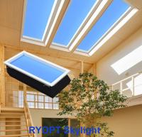 China 300x600mm Blue Sky LED Ceiling Panel Light with 1500LM Output and CRI 95+ Natural Sunlight Simulation for Indoor Spaces for sale