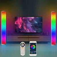 China 20W Smart RGB Corner Floor Lamp with 16 Million Colors, WiFi Alexa Tuya Control and Music Sync for sale