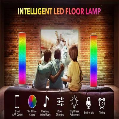 China 20W Polypropylene RGB Corner Floor Lamp with Smart App Control and 16 Million Colors for sale