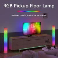 China 20W Smart RGB Corner Floor Lamp with 16 Million Colors, Music Sync & Voice Control for sale