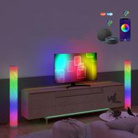China Aluminum Dimmable RGB Corner Floor Lamp with 16 Million Colors, 250+ Scene Modes, Smart App and Voice Control for sale