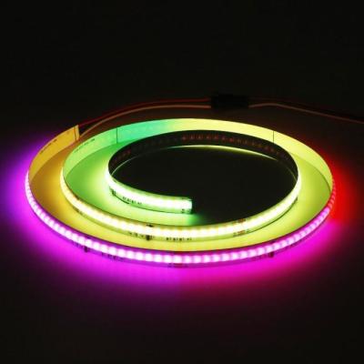 China Cuttable DC 24V 12V RGB COB LED Strip 5M 10M Length 630LED/m CCT 2700K-6000K for sale