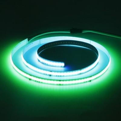 China Tunable RGB COB LED Strip 10M 2700K-6500K CCT 15W/m Waterproof IP65 IP67 IP68 for sale