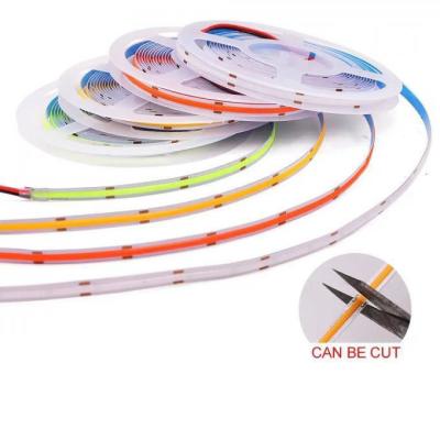 China 10M IP65 COB RGBW LED Strip Light 630 LEDs/M 24V 18W Flexible App Control Waterproof for sale