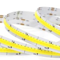 China Dotless Outdoor COB LED Strip Light IP65 Waterproof 608 LEDs/meter 2700-6500K 12V 24V for sale