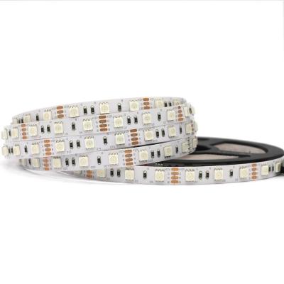 China 5050 RGB LED Strip with Silicon Coating - 60 LEDs/m 12V 24V 15W Flexible Multi-Scene Lighting for sale