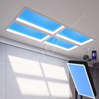 China 200W LED Ceiling Panel Light 1200x600mm Artificial Sunshine Skylight with Tuya Smart Control 6000-8000LM for sale
