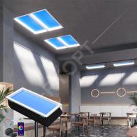 China 30x60cm Artificial Skylight LED Ceiling Panel 2000LM Anti-Glare Circadian Rhythm Lighting with Smart Control for sale