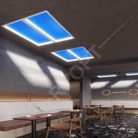China LED Ceiling Panel Light 150W 5000LM Simulated Natural Sky Blue Dimmable 50000Hrs for sale
