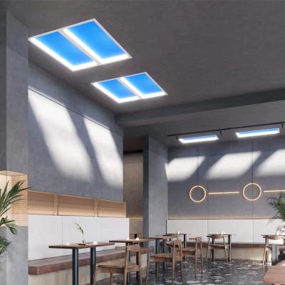 China CCT Adjustable LED Fake Skylight with 2200-7800K Color Temperature and 30° Sunbeam for Smart Home Integration for sale