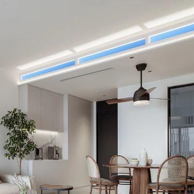 China Remote Control LED Ceiling Panel Light 50W CRI 95 Artificial Skylight 1150x140mm with 1500LM Output for sale