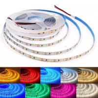 China Dimmable RGB 2835 LED Strip Light 500cm Length 12V/24V 120 LEDs per Meter Color Changing Flexible for sale