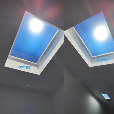 China 500W Artificial Sunlight Panel CRI>95 600mm Round Shape for Indoor Use -20C to 45C 30M Projection for sale