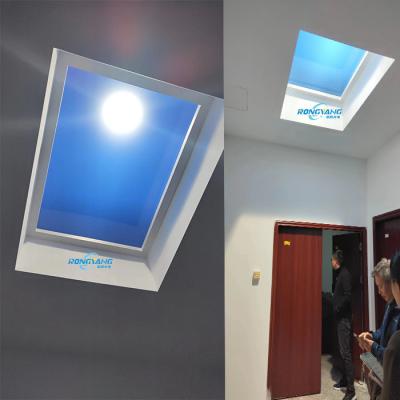 China 600x600 LED Sunlight Panel Light 200W CRI 95 Tuya Wireless Control with 20,000 Lumens for sale