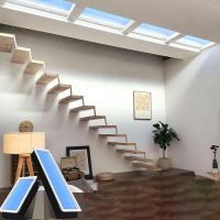 China Smart LED Skylight Panel Control Ceiling Reserve Height 350mm Dimmable WiFi Tuya Bluetooth for sale