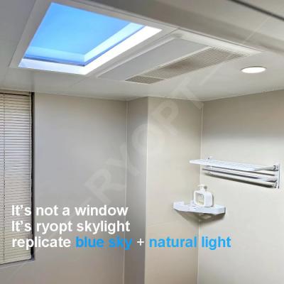 China 1200x600mm Artificial Skylight LED Panel with CRI 95 and 6000-8000LM Output for Circadian Lighting for sale