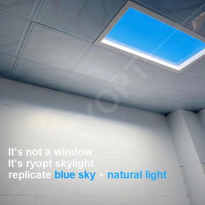 China Ultra Thin LED Simulated Skylight Artificial Daylight Panel 150mm 110V 2500K-6500K with 2000 Lumen for sale