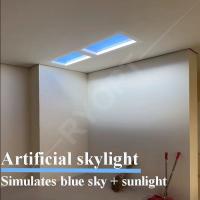 China Artificial Daylight LED Skylight Panel 2200K-8000K CCT 95 CRI with Tuya WiFi Alexa Smart Control for sale