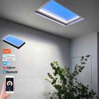 China Artificial Daylight Faux Skylight Lighting 2200K-8000K CCT Dimmable 2000Lm Tuya Smart WiFi IP65 for sale