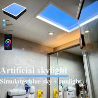 China 6000LM Skylight Ultra Thin Led Panel For 6-10 Square Meter Area for sale