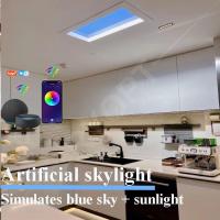 China 60x60cm Circadian Rhythm Faux Skylight with 2200K-7800K Dynamic Daylight and IP67 Waterproof Rating for sale