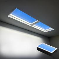 China 6000LM Skylight Ultra Thin Led Panel For 6-10 Square Meter Area for sale