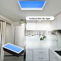 China 6000LM Skylight Ultra Thin Led Panel For 6-10 Square Meter Area for sale