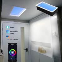 China Circadian Rhythm Artificial Sunlight LED Panel 600x600mm 160W 4000lm with DALI Control and IP65 Rating for sale