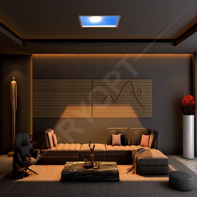China RYOPT Artificial Blue Sky Light Smart Tuya LED Skylight Panel 350W with 8000-10000lm Output and 7800K Color Temperature for sale