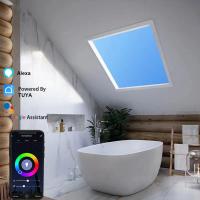 China Rayleigh Scattering LED Fake Window Light Panel 8000 Lumen 60×60cm Dimmable Circadian Lighting for sale